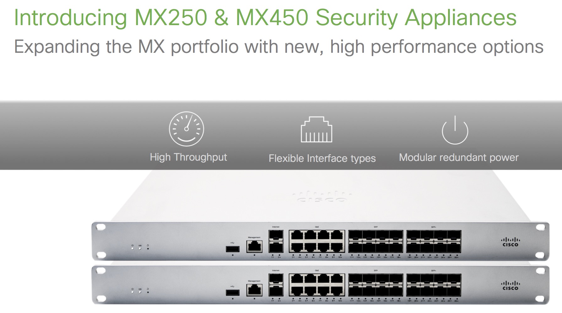 Cisco Meraki lance ses routeurs MX250 et MX450